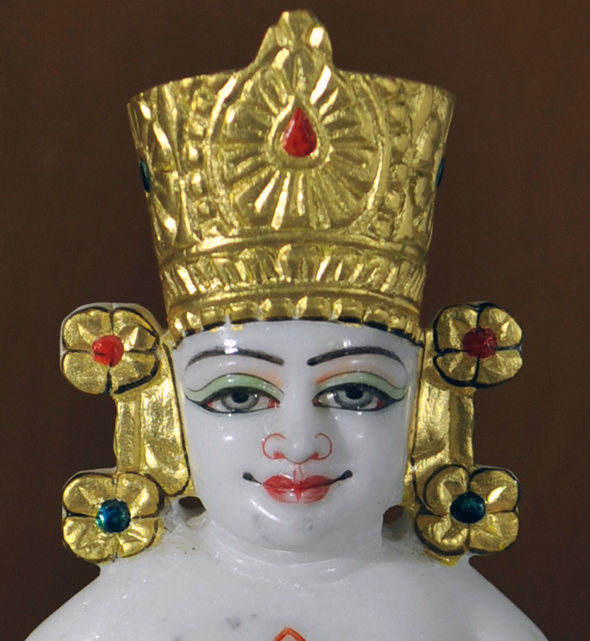 Normal White Simandhar Swami with Mugat 11” Murti 11MG2 | Dada Bhagwan ...