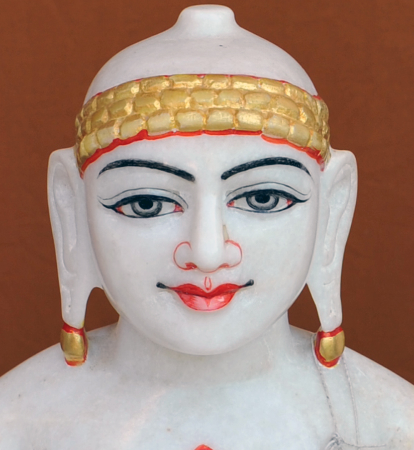 Normal White Simandhar Swami 13” Murti 13N33 | Dada Bhagwan Store