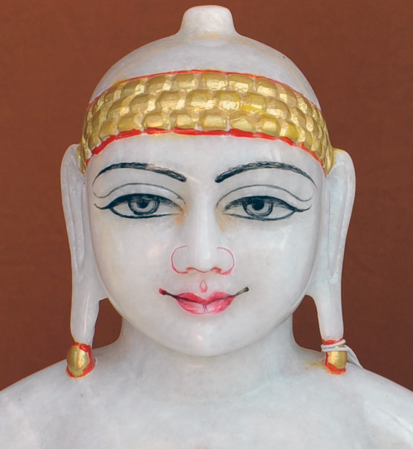 Normal White Simandhar Swami 13” Murti 13N25 | Dada Bhagwan Store