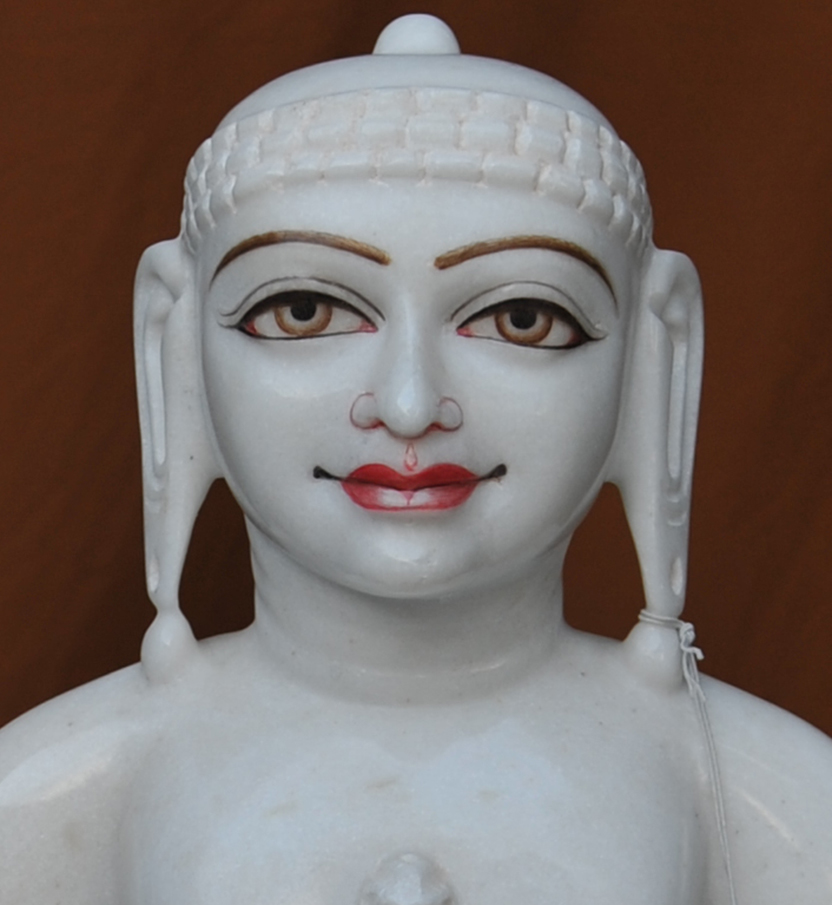 17S05 Super White Simandhar Swami 17” Murti 17S05 | Dada Bhagwan Store
