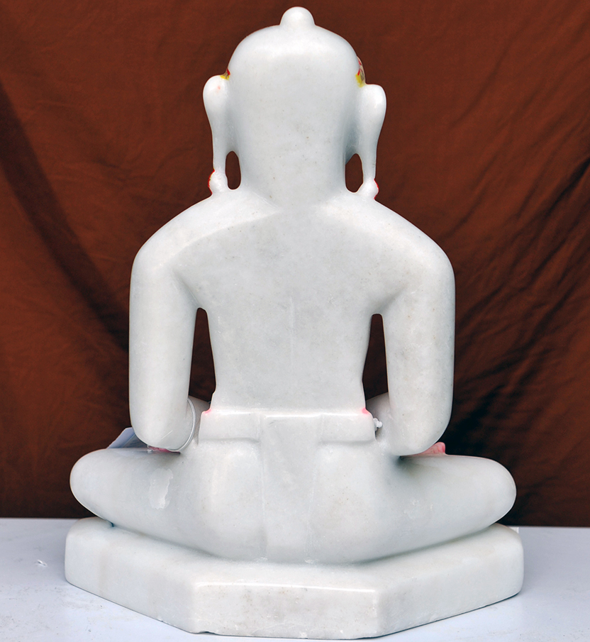 13S39 Super White Simandhar Swami 13” Murti 13S39 | Dada Bhagwan Store